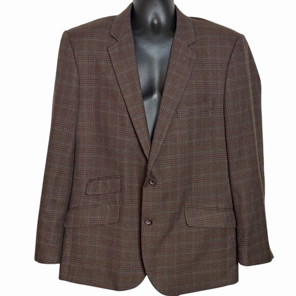 Alan Flusser | Suits & Blazers | Mens Alan Flusser Blazer Brown Plaid ...